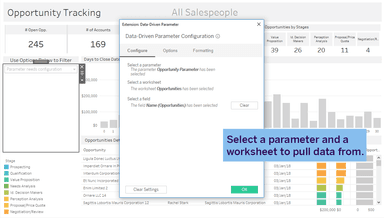 Data-Driven Parameters | Tableau Exchange