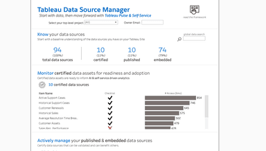Data Source Manager for Tableau Cloud | Tableau Exchange