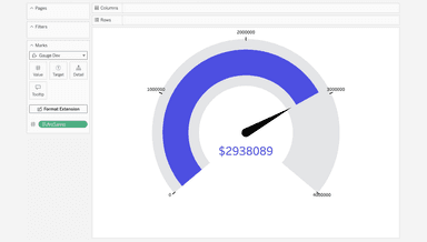 Gauge | Tableau Exchange