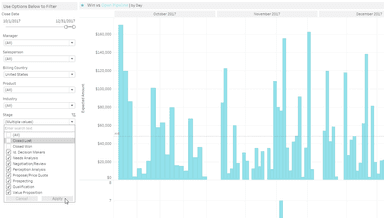 Filter Bookmarks | Tableau Exchange