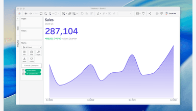 KPI Card (BANs) | Tableau Exchange