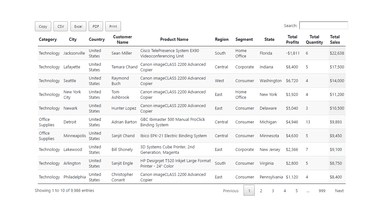 DataTables | Tableau Exchange
