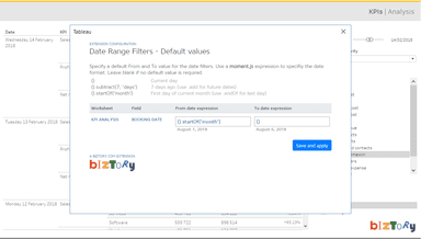 Dynamic Date Range Filter | Tableau Exchange
