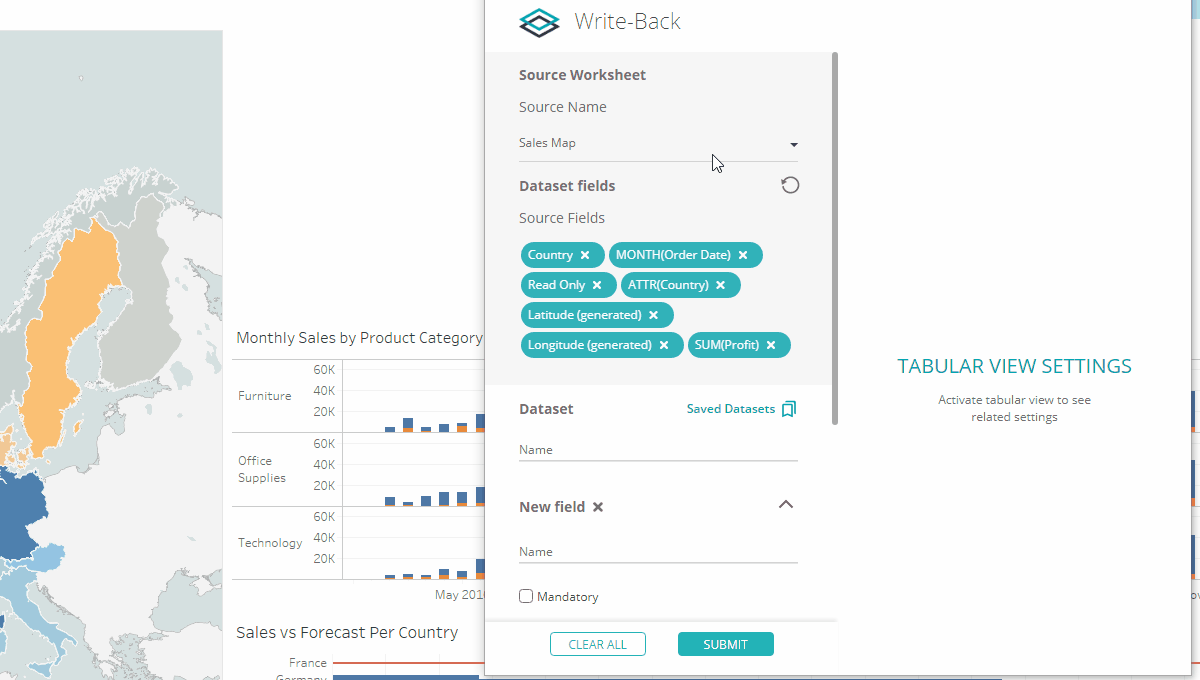 Write-Back Cloud | Tableau Exchange