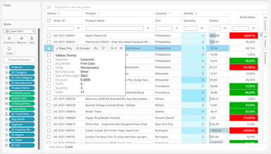 SuperTables Free | Tableau Exchange